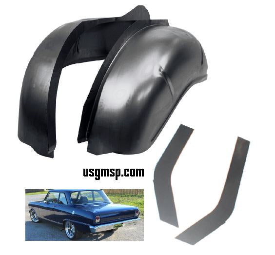 Nova / Chevy II 62-67: Rear Wheel House MINI TUBS Set USA made – Pontiworld