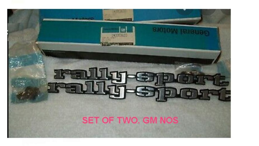 Grille Emblem: Camaro 69 "RALLY SPORTS" (GM) (pr) – Pontiworld