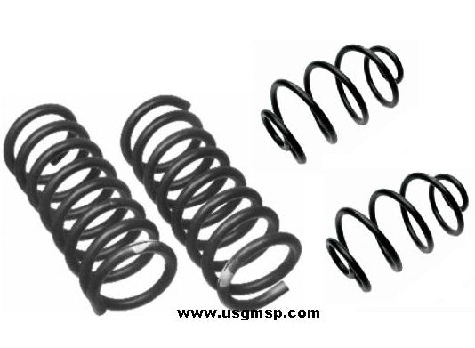 Coil Springs: All 4 Standard Height - 68-72 Chevelle/ Malibu Coupe ...