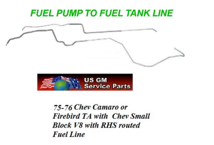 Fuel Line 75-76F 3/8" Firebird/ Camaro – Pontiworld