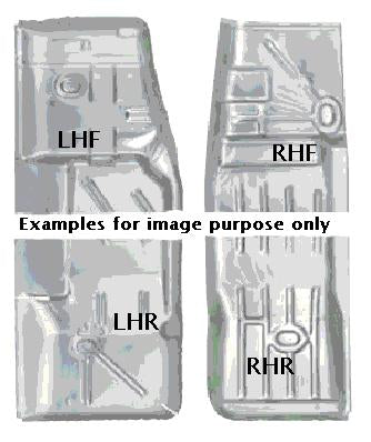 Nova / Chevy II Floor Pan sections: 68-72(each) – Pontiworld