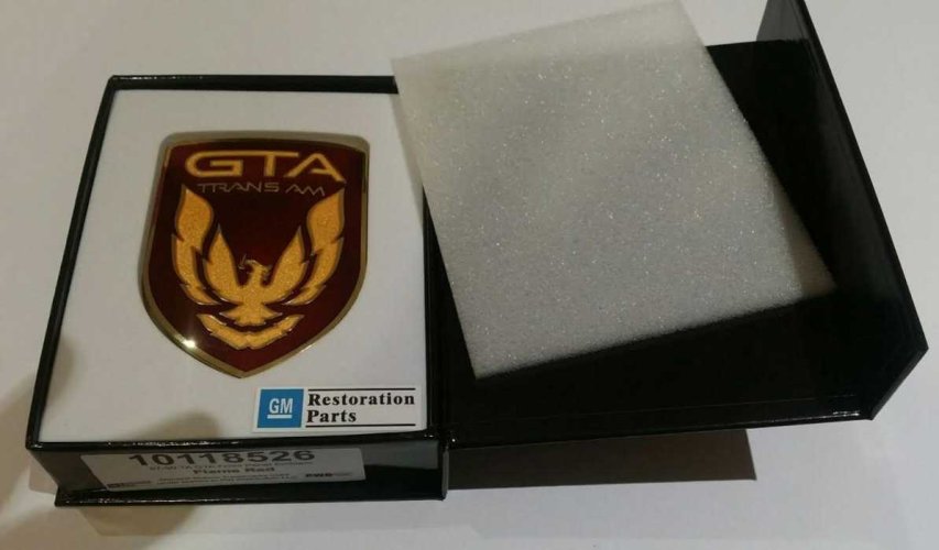 GTA Emblem: 87-90 Nose - FLAME RED - SOL OUT - NO MORE – Pontiworld