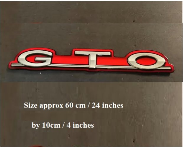 GTO Sign: metal – Pontiworld