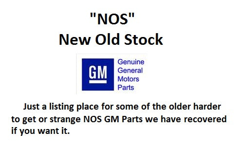 1: NOS means "NEW OLD STOCK" - READ – Pontiworld