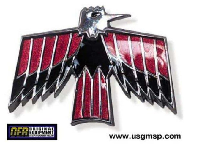 67-68 Firebird Fender Bird Emblem – Pontiworld