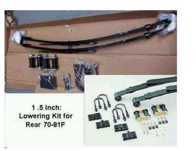 Leaf Spring Lowering Kit: 70-81F – Pontiworld