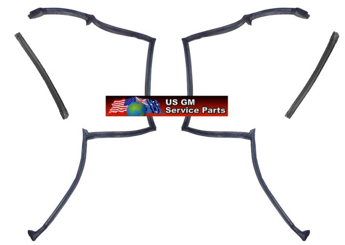 T-Top Seal Kit: 82-92F "4 Piece Kit" (Premium) – Pontiworld