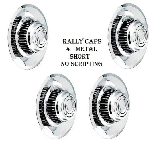 Rally Wheel Center Cap: Short Derby Style (metal) (4) – Pontiworld