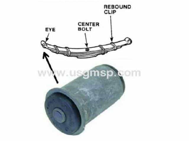 Leaf Spring FRONT BUSHING Original Style (ea) – Pontiworld