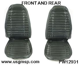 Seat Trim Kit: 72 Firebird Custom Deluxe Front & Rear – Pontiworld