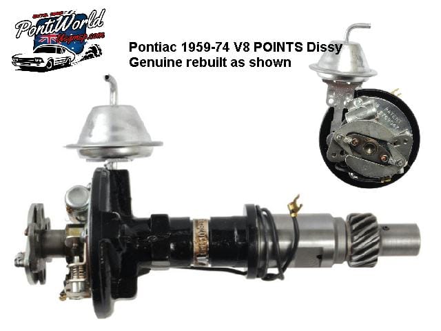 Distributor: Pontiac V8 Points '65-72 - Recond - Genuine Pontiac V8 ...