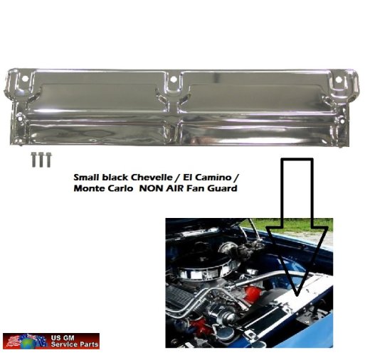 Fan Guard: Chevelle/ El Cam 68-72 Chrome – Pontiworld