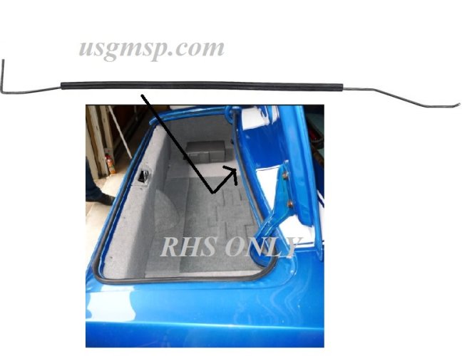 Spring Trunk 67-9 F w/rear spoiler - RHS – Pontiworld