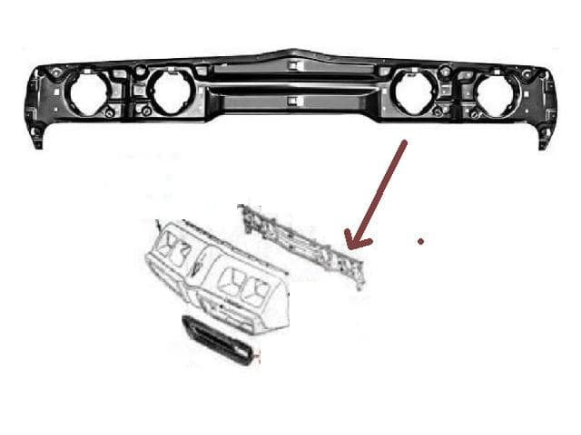 79-81 Firebird TA Nose Headlamp support panel – Pontiworld