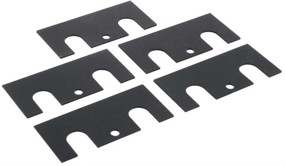 55-57 Chev Car RADIATOR Core Support LOWER Adjuster SHIM SET (5 ...