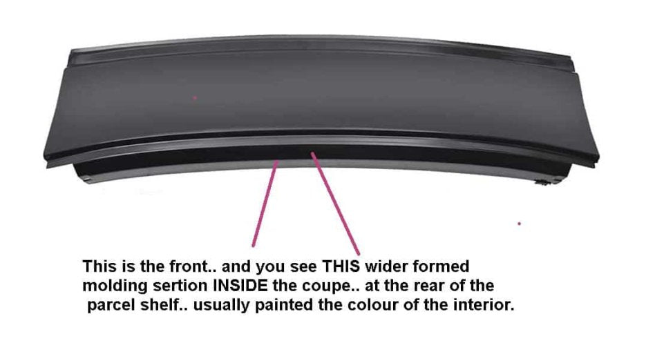 Rear Deck Filler Panel (OE Style) - 1967-69 Camaro Firebird – Pontiworld