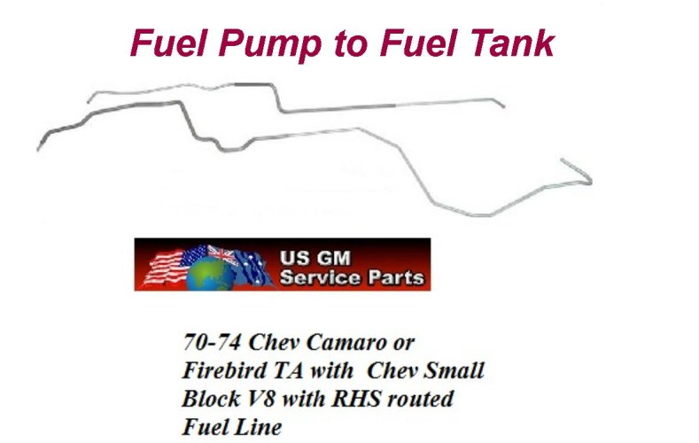 Fuel Line 70-74F 3/8" Firebird/ Camaro – Pontiworld