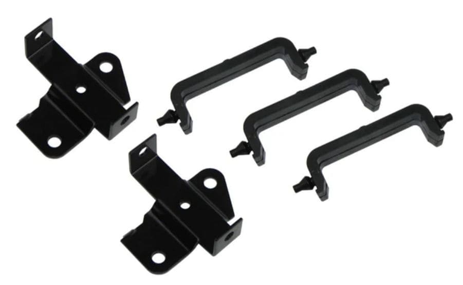 64-67 Pontiac Lemans GTO 4 Core Radiator Mounting Brackets & Insulator ...