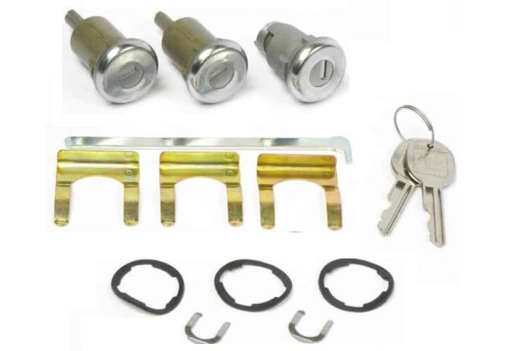 Lock Kit: 58, 61-64 Full Size Doors & Boot kit (Long Shaft) – Pontiworld
