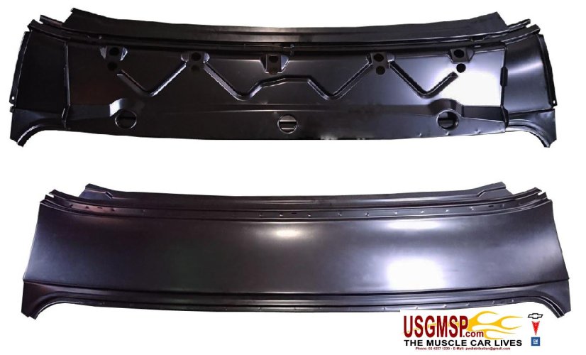 64-65 Pontiac GTO Rear Deck Fill Panel FULL Section