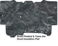 Hood Insulation Pad: 85-92 Firebird & Trans Am – Pontiworld