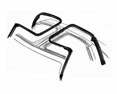 T-top Seal MAIN Kit: 76-78 HURST - 1st Design – Pontiworld